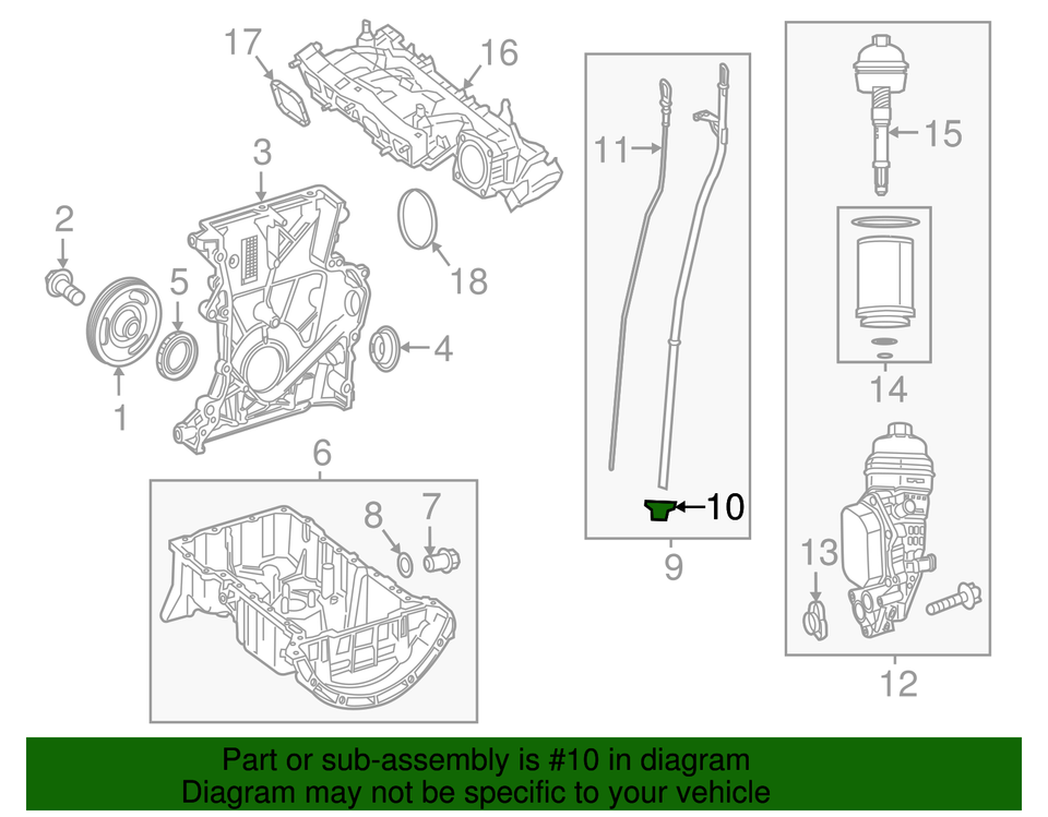 Genuine Mercedes-Benz Engine Oil Dipstick Tube Seal 112-016-00-00 | eBay