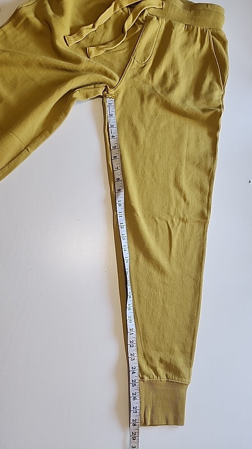 Sportiqe UNISEX Jogger Sweatpants size M Mustard Color New No Tag | eBay