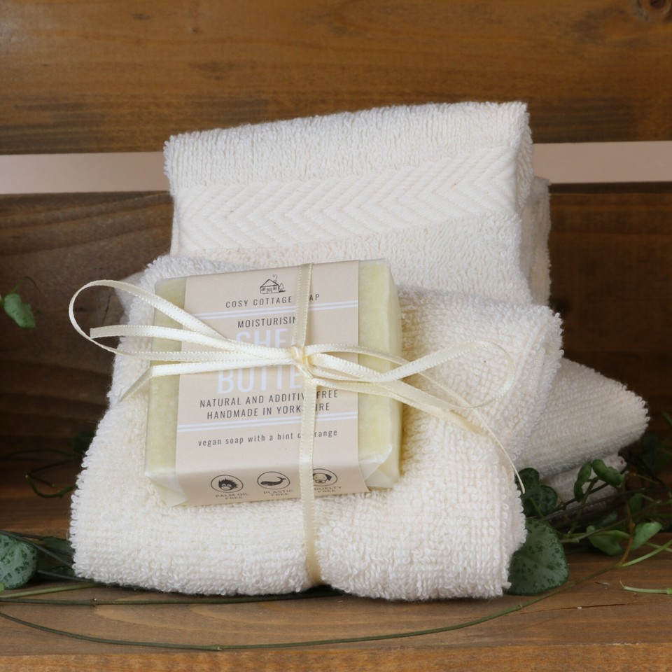 Cosy Cottage Soap Natural Shea Butter Facial Soap, Vegan Plastic & Palm ...