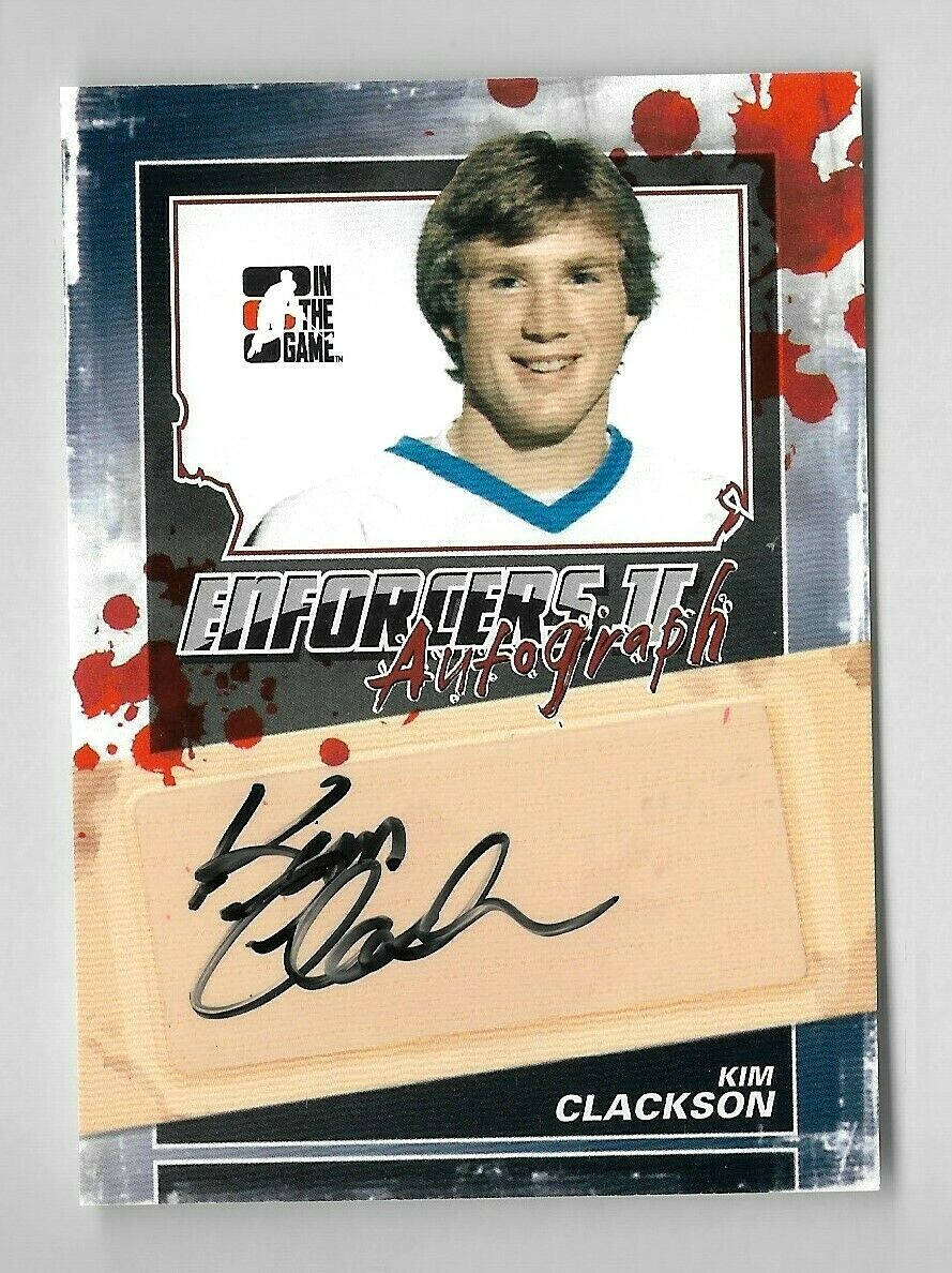 KIM CLACKSON 2013 IN THE GAME ENFORCERS II AUTOGRAPH AUTO CARD #A-KC | eBay