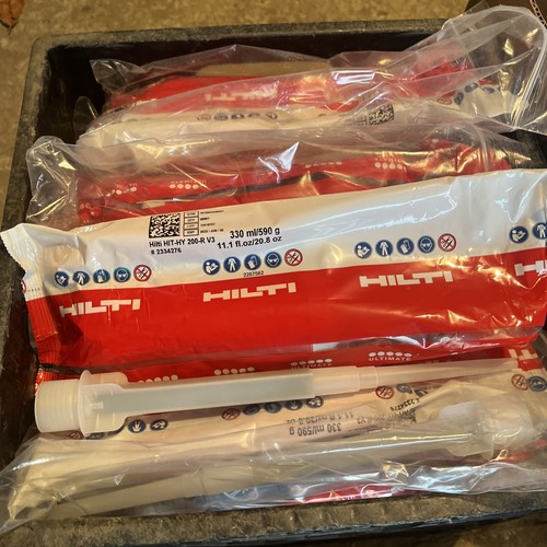 Hilti HIT-HY 200-A V3 Epoxy Adhesive 11.1 fl. oz. (2334276) EXP June 30 ...
