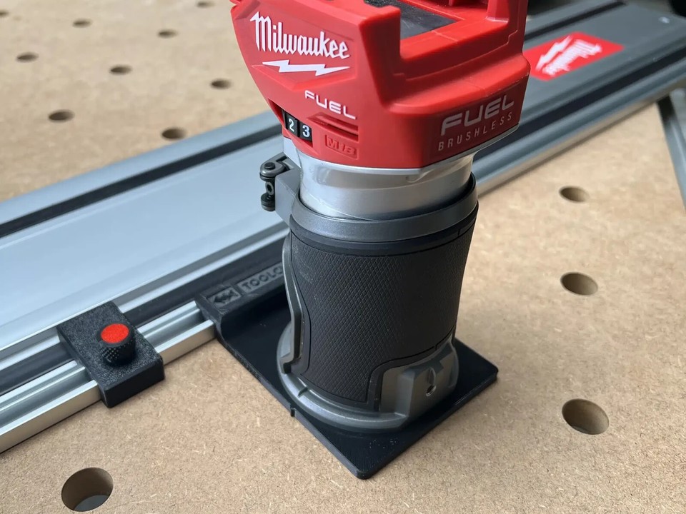 Track Saw Guide Rail Adapter for Milwaukee M18 Router - M18 2723-20 | eBay
