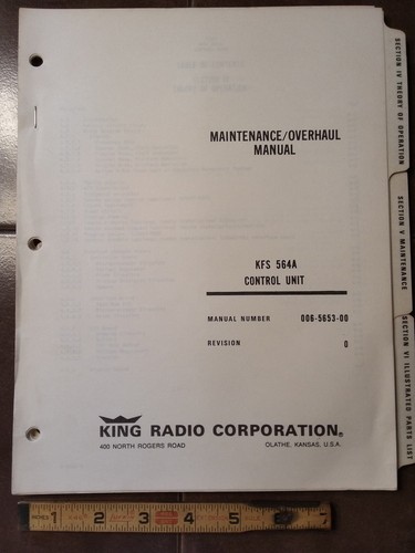 King KFS 564A Service manual | eBay