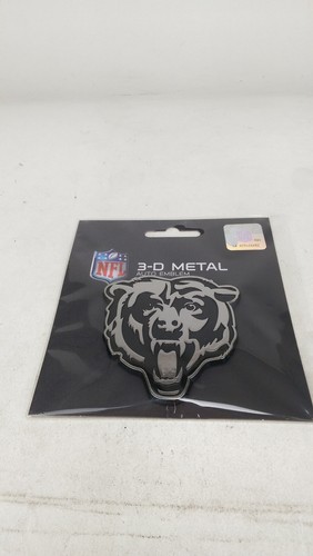 New NFL Chicago Bears Auto Home Heavy Duty Chrome Metal Emblem Decal ...