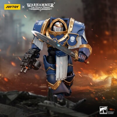 Joytoy Warhammer 40k Cataphractii Terminator Squad Sergeant Power Sword ...