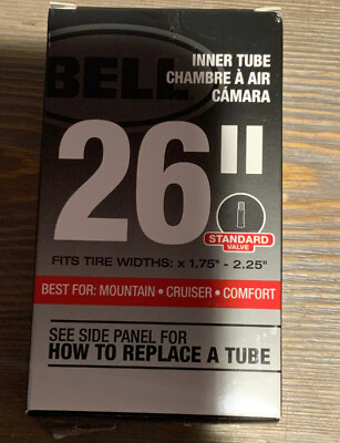 🍏 Bell Sports 26" Inner Tube For Cruiser,Mountain,Comfort,Open Box 🆕 ...