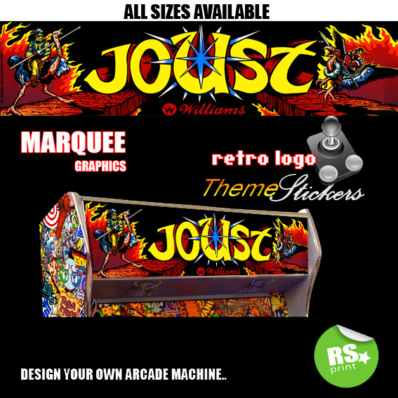 Joust Arcade Game Artwork