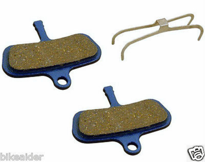 Pair AVID Code 2007-2010 Code 5 Organic Bike Disc Brake Pads Spring ...
