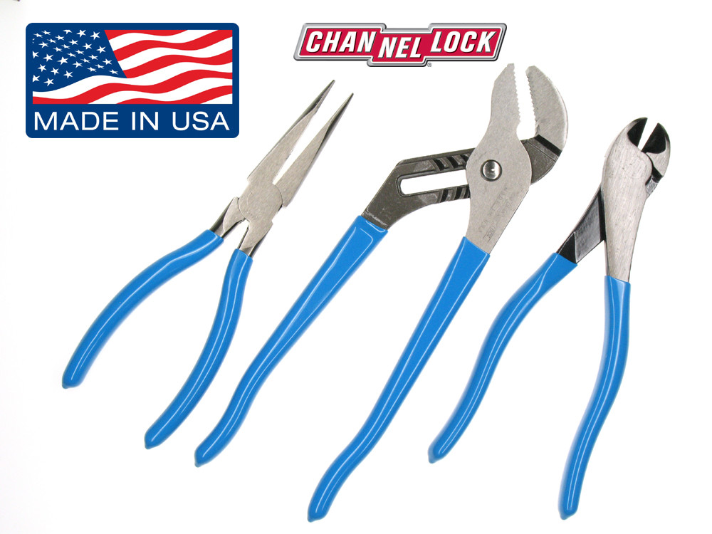 CHANNELLOCK 3 PIECE PLIERS SET CHLGB3 | eBay