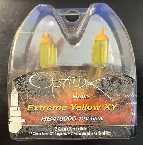 HELLA H71070602 Optilux XY Series HB4 9006 Xenon Yellow Halogen Bulbs ...