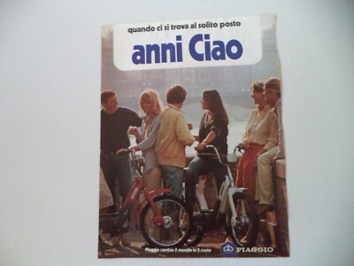 advertising Pubblicità 1980 PIAGGIO CIAO 50 | eBay