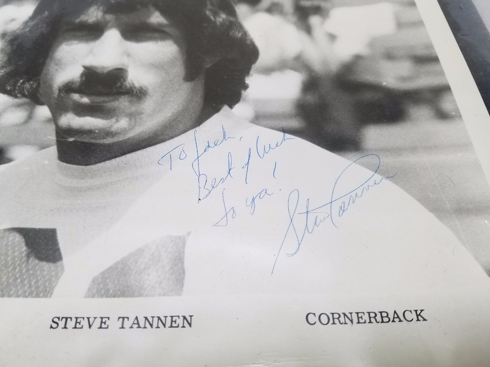 Steve Tannen Autographed 8x10 New York Jets Corner back | eBay