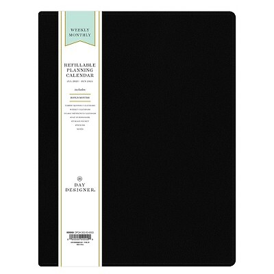 Day Designer 2023-24 Academic Refillable Planner Faux Leather Hard ...