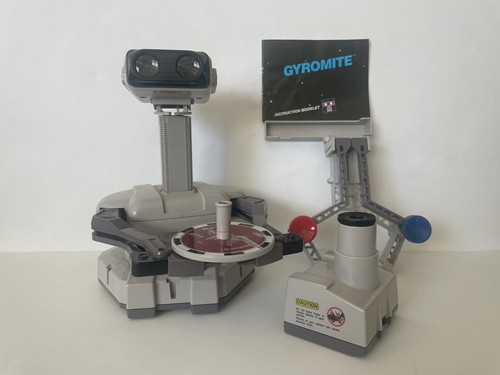 1980s NES Nintendo ROB Robot Gyromite LOT BOOK MANUAL WITH GAME Not CIB ...