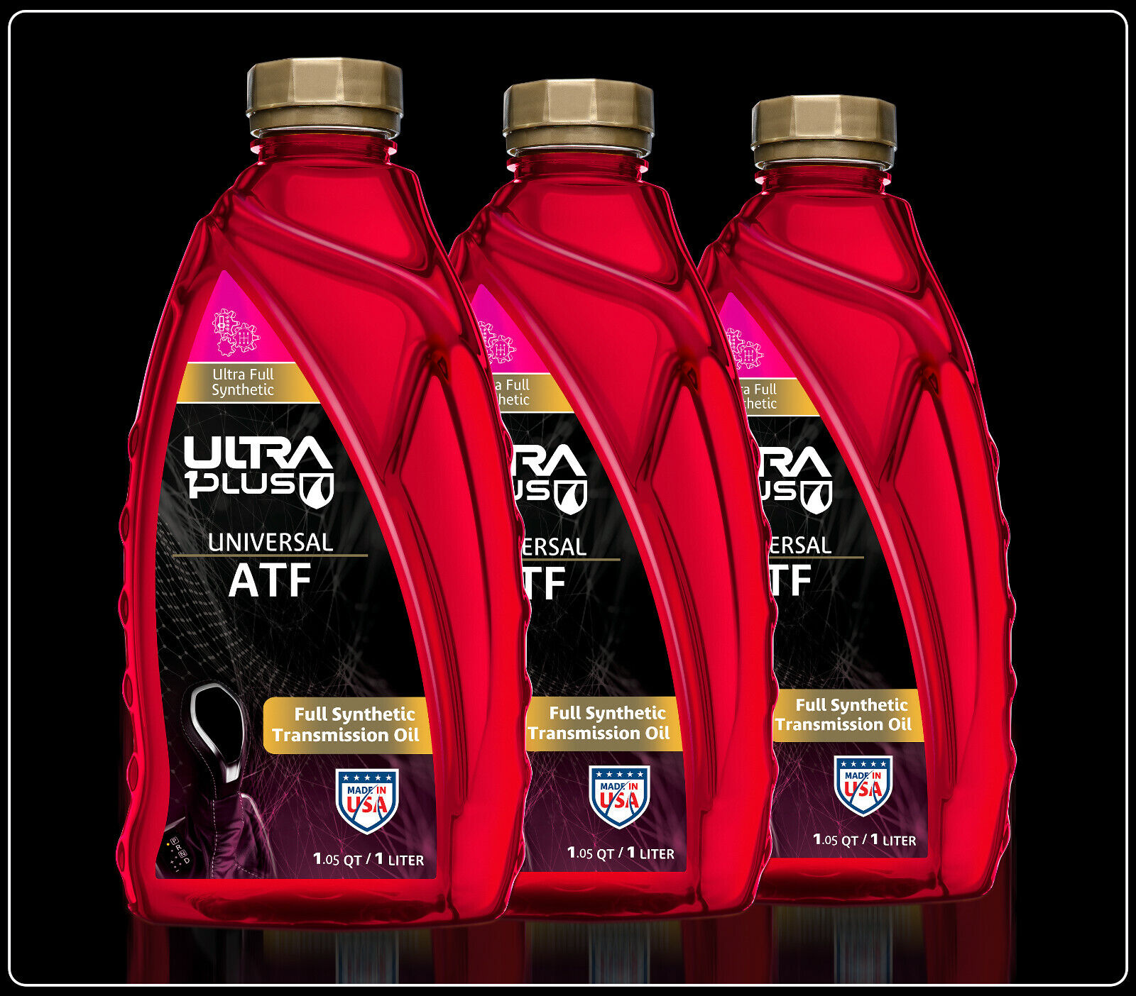 Ultra1Plus ATF Full Synthetic Universal Transmission Fluid (3 Pack QTS ...