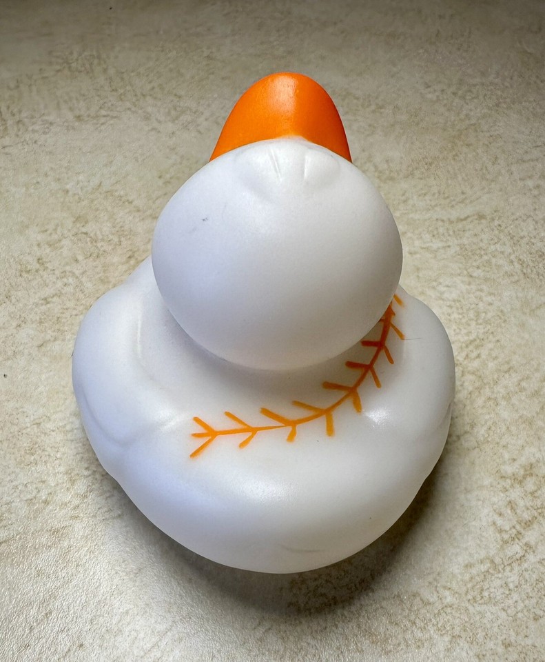 Perfect for the Little Slugger Baseball Rubber Duck Bathtub Toy (Two ...