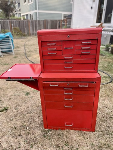 Rare Red Mac Tools MB510 16-Drawer Tool Chest. | eBay