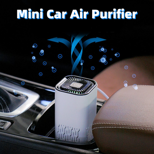 Portable Car Air Purifier | Negative Ion Generator | Smoke, Dust & Odor ...