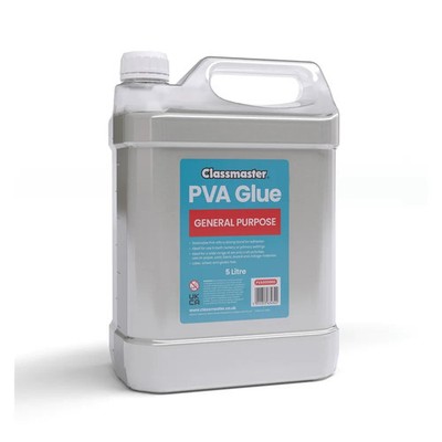Classmaster PVA Glue General Purpose - Red Label (5 Litre) PVA5000RD ...