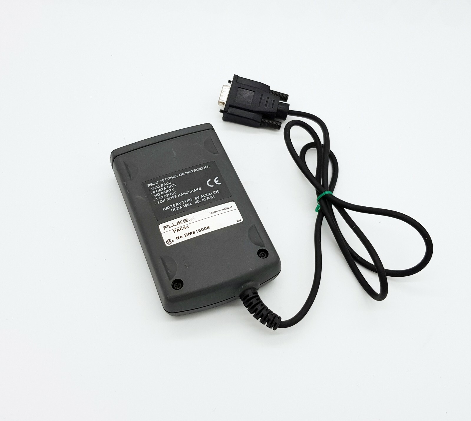 Fluke PAC33 Serial to Parallel Print Adapter Cable | eBay