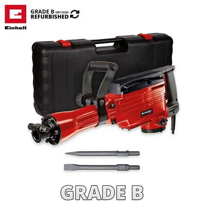 Einhell Demolition Hammer 43J 1600W With Case TC-DH 43 SDS Hex Refurb ...