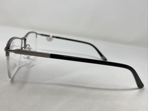 Über Eyeglasses Frame Tiburon Black/Gunmetal 53-18-140 Half Rim 2335 | eBay