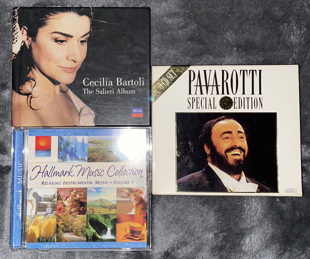 Pavarotti 60th Special Edition Cecilia Bartoli Salieri Hallmark Cd Lot ...
