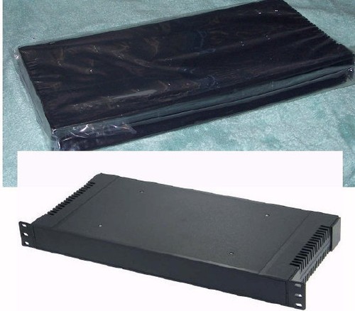 19 inch 1U plastic rack mount radio electronic enclosure project kit ...