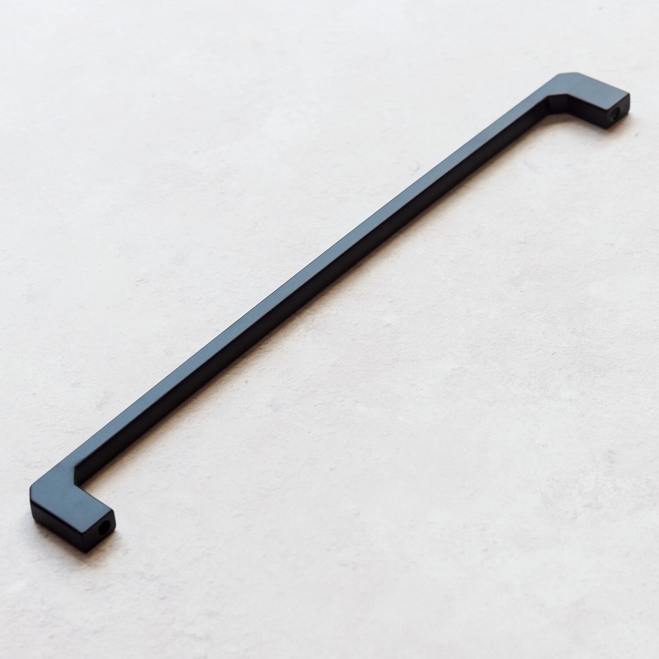 Black Kitchen Cupboard Handles 128mm 160mm 192mm 256mm 320mm Cabinet ...