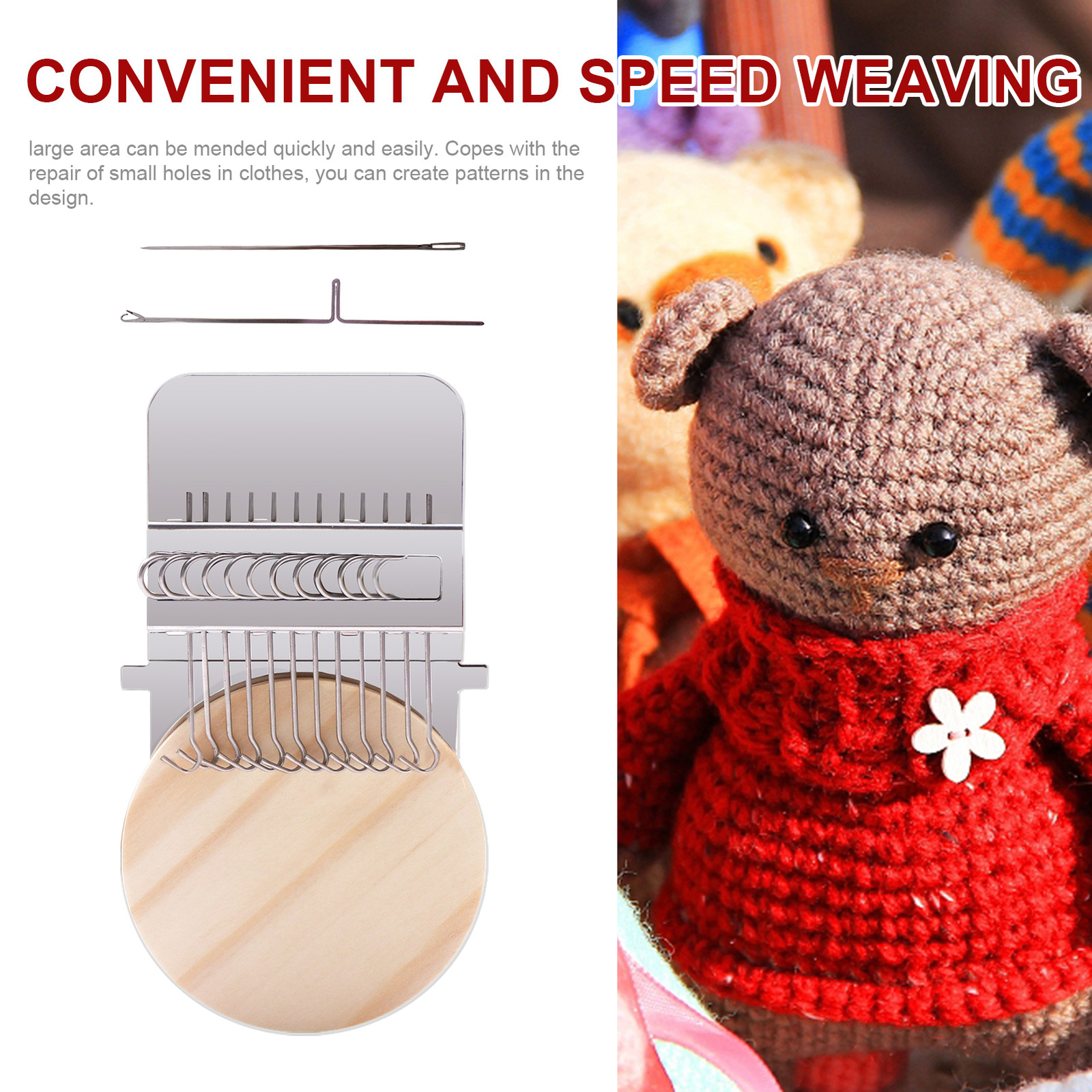 DIY Quick Easy Darning Machine Repair Accessory Craft Loom Type Weave Tool | eBay