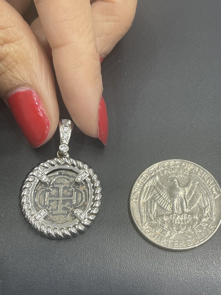 Atocha Shipwreck Silver Coin Pendant Made From Atocha Silver | eBay