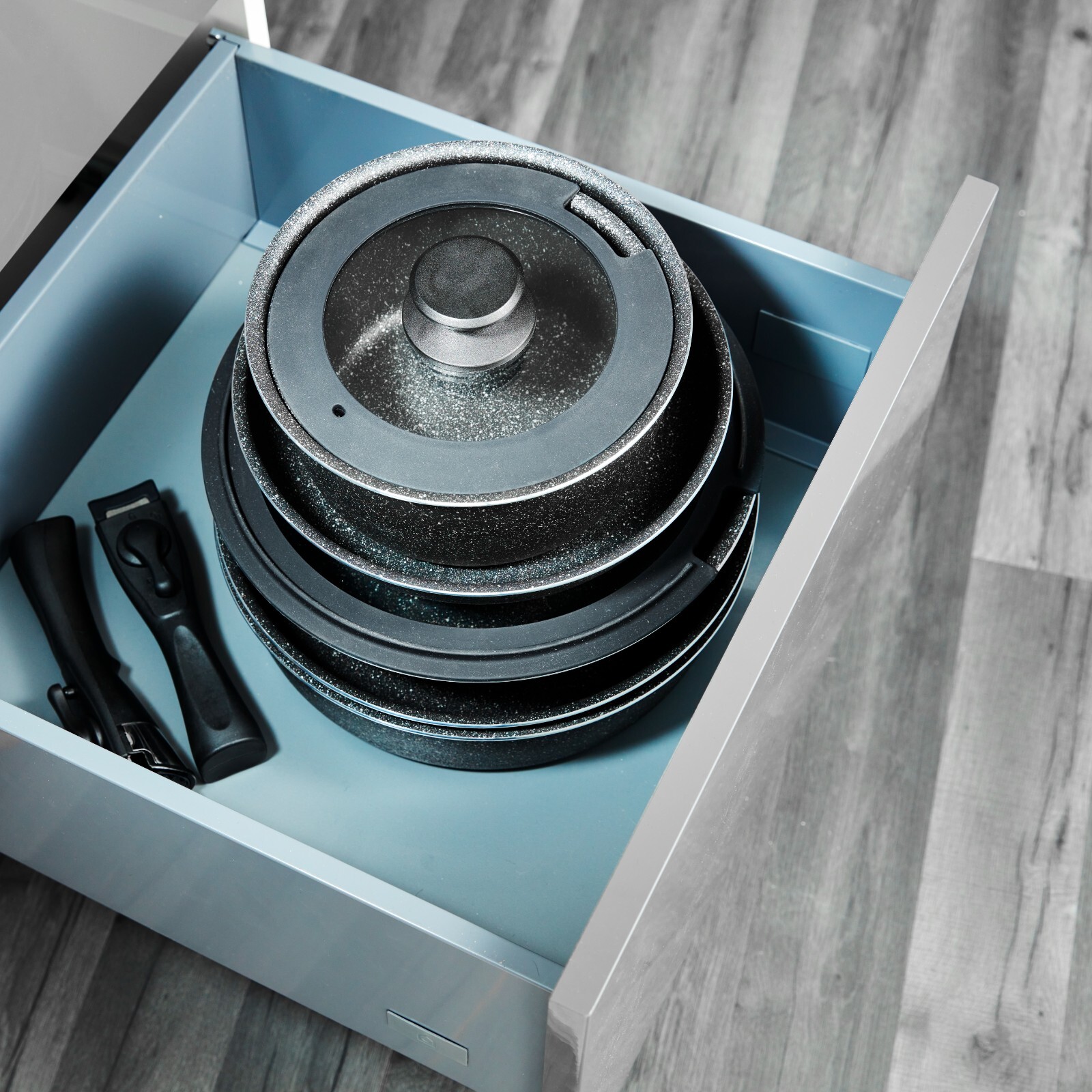 Tower Freedom Stacking Cookware Set, 13 Piece, Precision Non-Stick ...