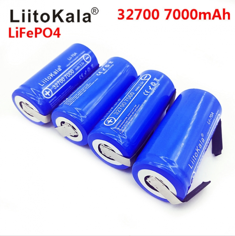 3.2v 7000mAh LiFePO4 Rechargeable Battery Lii-70A 32700 Backup Power ...