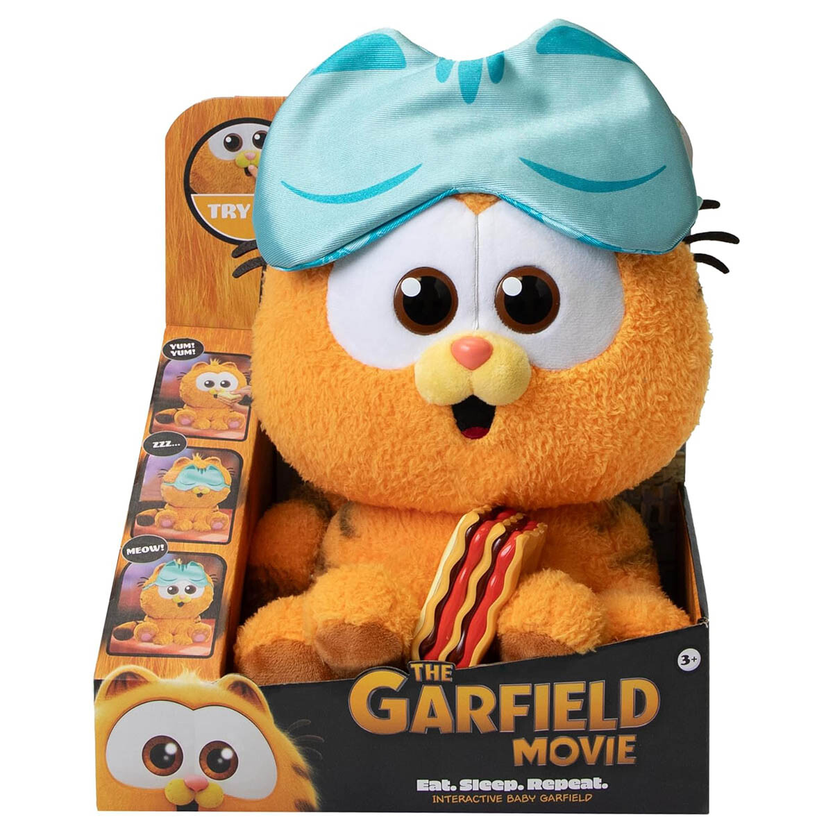 Baby Garfield Movie Feature Plush Interactive With Sound Plush Toy For ...