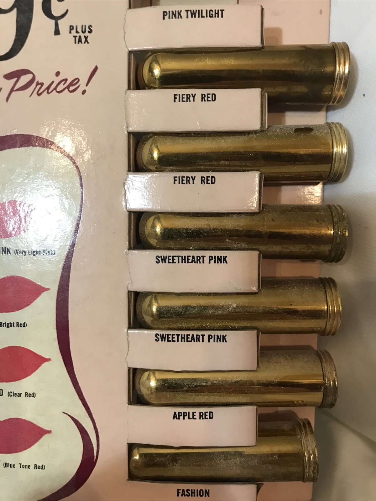Vintage Store Counter Display Of Elizabeth Post Lipsticks. Rare! | eBay