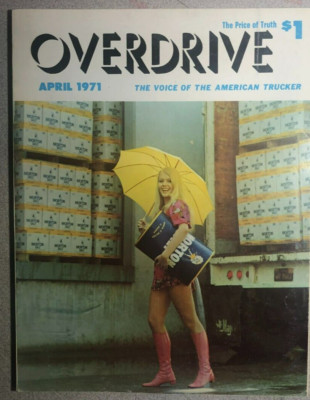 OVERDRIVE vintage Trucking Magazine April 1971 | eBay