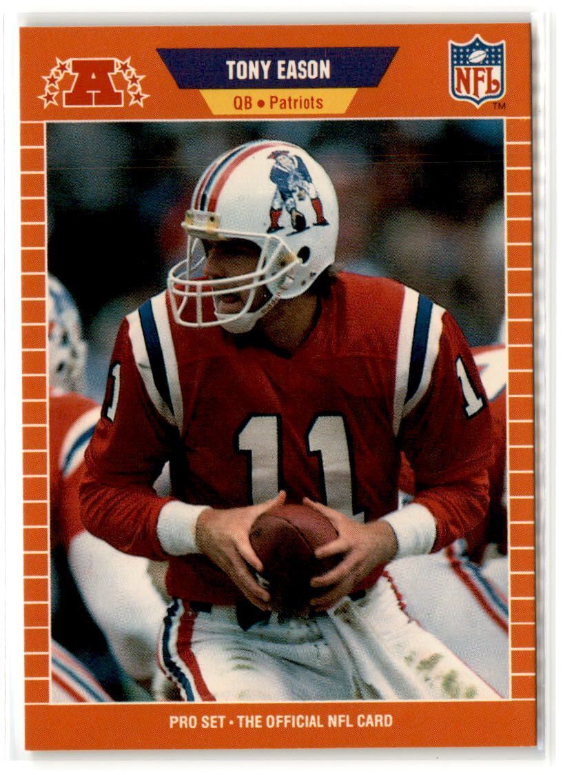 1989 Pro Set FOOTBALL #247 Tony Eason New England Patriots | eBay