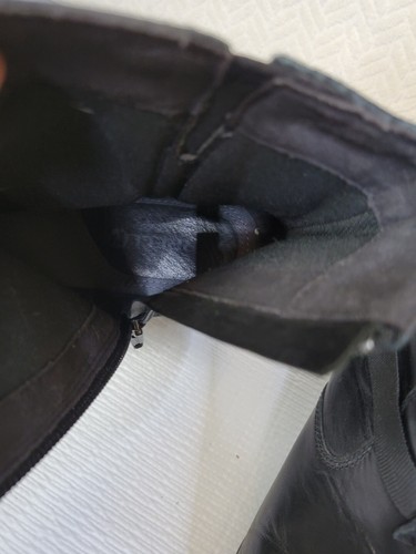 Merrell Evera Fade Womens Black Leather Suede Side Zip Ankle Boots Size ...