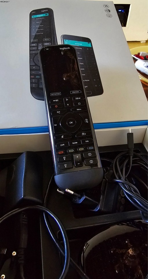 Logitech Harmony Elite Remote Control System Complete In Box W/ Cradle ...