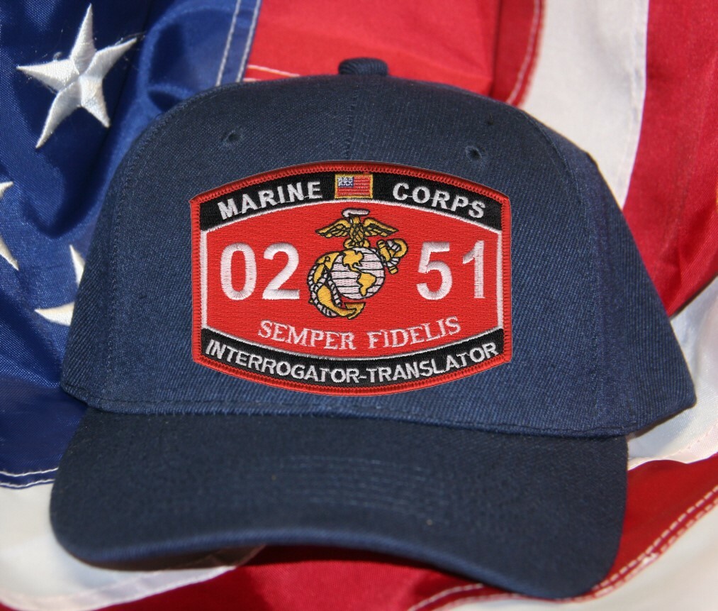 MOS 0251 INTERROGATOR TRANSLATOR HAT CAP US MARINES MILITARY | eBay