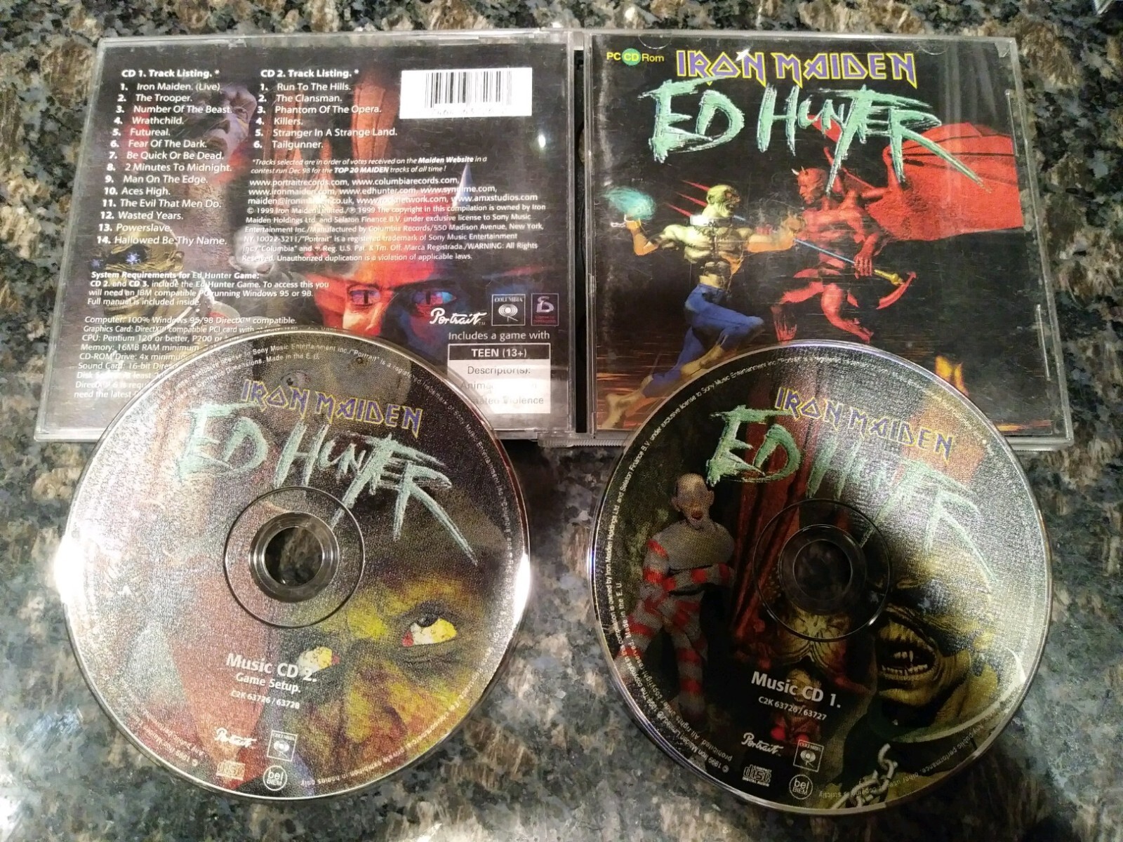 Iron Maiden - Ed Hunter CD 2 CD Set | eBay
