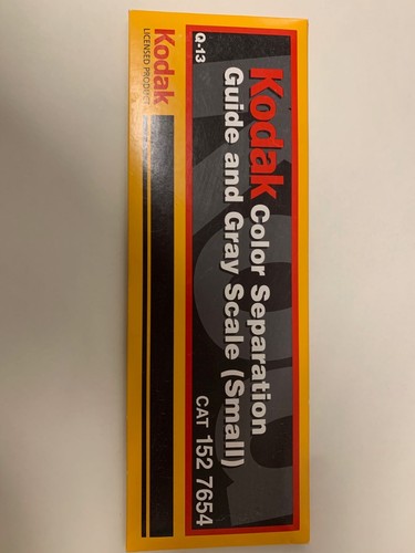 Kodak Color Separation Guide and Gray Scale (Q-13, small) | eBay