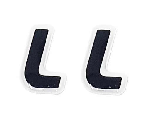 Sticker Letters L 3D Table By 4,5 X 2,5 CM | eBay