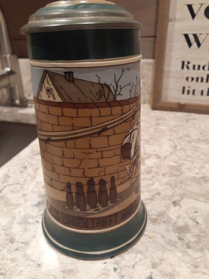 Rare German Mettlach One Half Liter Beer Stein | eBay