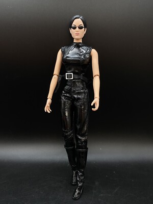 The Matrix Trinity 12" Doll Figure Black Outfit | eBay.de