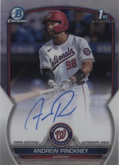 2023 Bowman Draft - Chrome Prospect Autographs Andrew Pinckney #CDA-AP ...