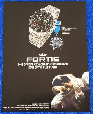 2006 FORTIS B-42 OFFICIAL COSMONAUTS SWISS MADE WRISTWATCH ORIGINAL ...