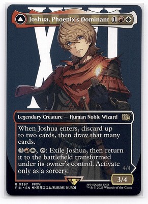 MTG Final Fantasy - Joshua, Phoenix's Dominant (Borderless Regular) R ...