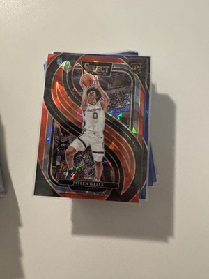 Jaylen Wells Rookie Card Red Ice Prizm Premier Level 2024-25 Panini ...