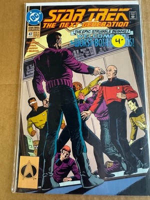 Star Trek TNG #47 (1993) DC Comics | Captain Picard Data Riker TNG Crew ...